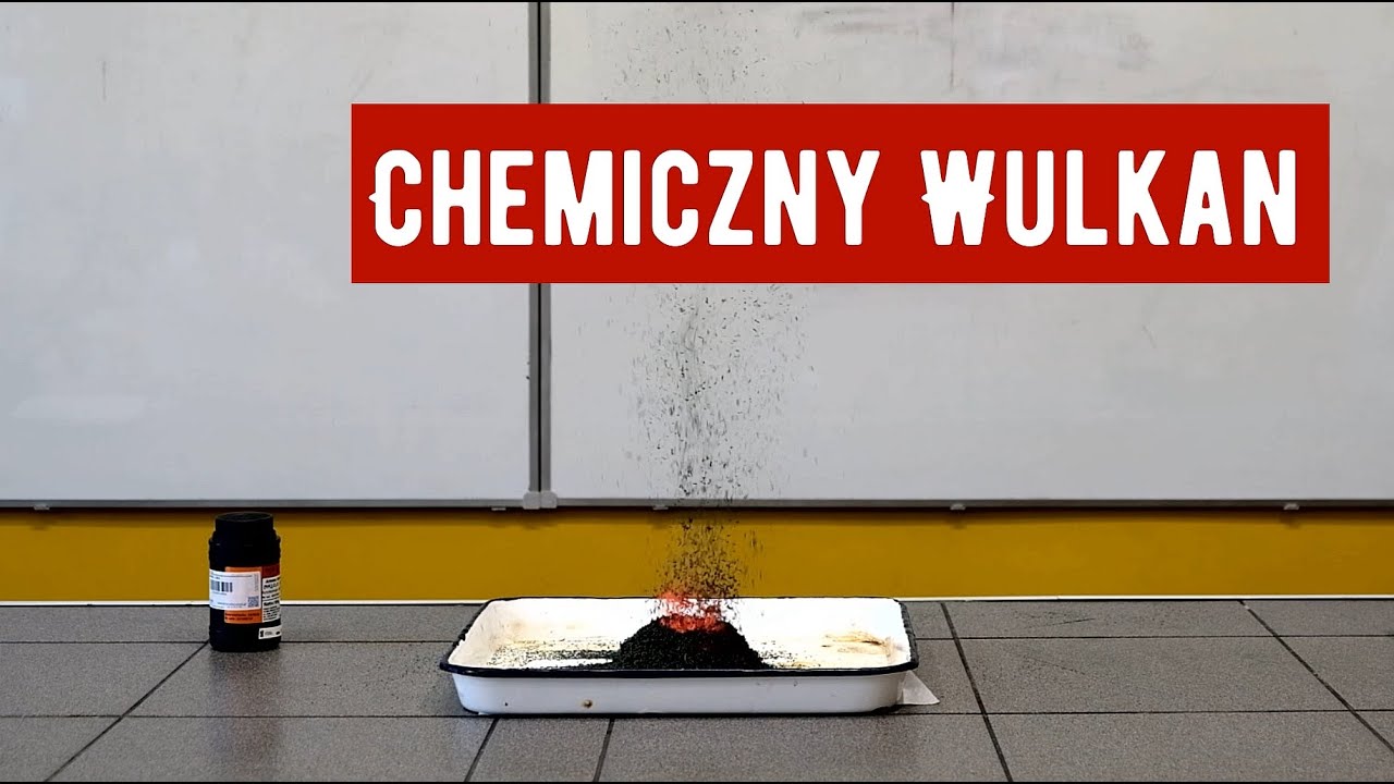 Chemiczny wulkan, czyli rozkład dichromianu amonu - YouTube
