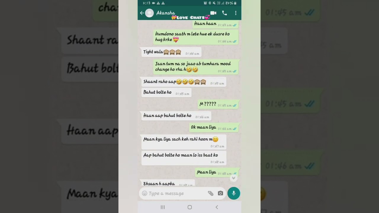 GF BF LATE NIGHT ROMANTIC CONVERSATION 😘💖|GF BF CHATS|💝Love Chats💞 ...