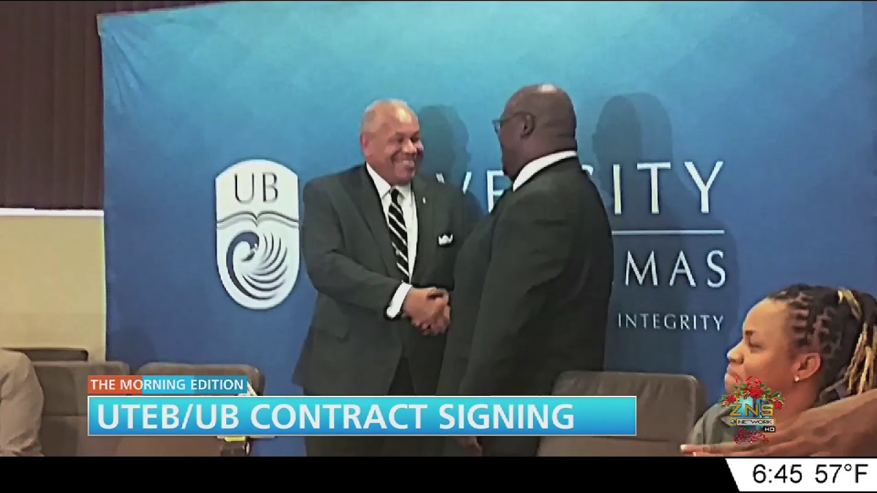 UTEB/UB Contract Signing - YouTube