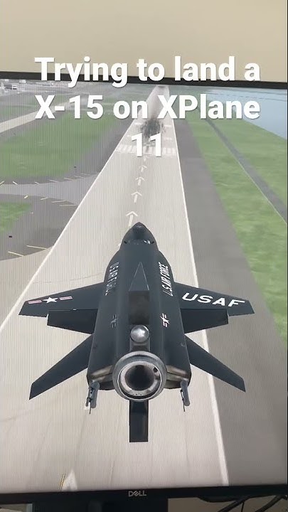 Landing a X-15 XPlane 11 #xplane11 #swiss001landing #x15 #x15landing - YouTube