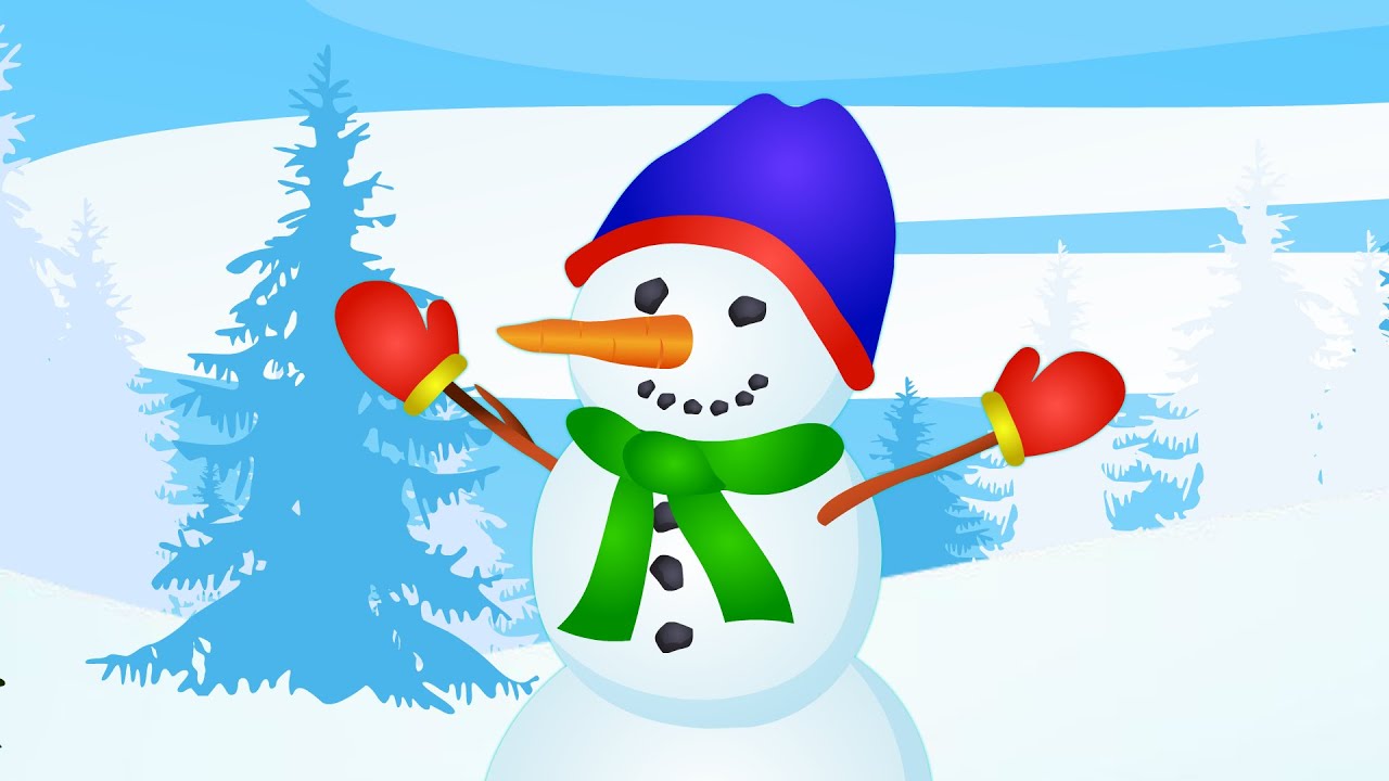 Bałwanek - zimowa bajka dla dzieci o bałwanku - YouTube