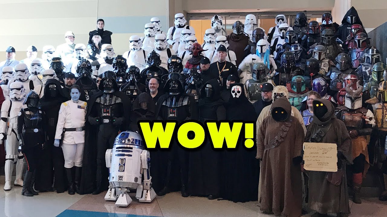 501st Legion Photo Shoot | Massive Group of Star Wars Characters - YouTube