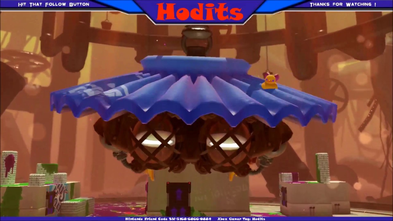 Splatoon 2 - Octo Canyon Stage 4 Boss Octo Shower - YouTube