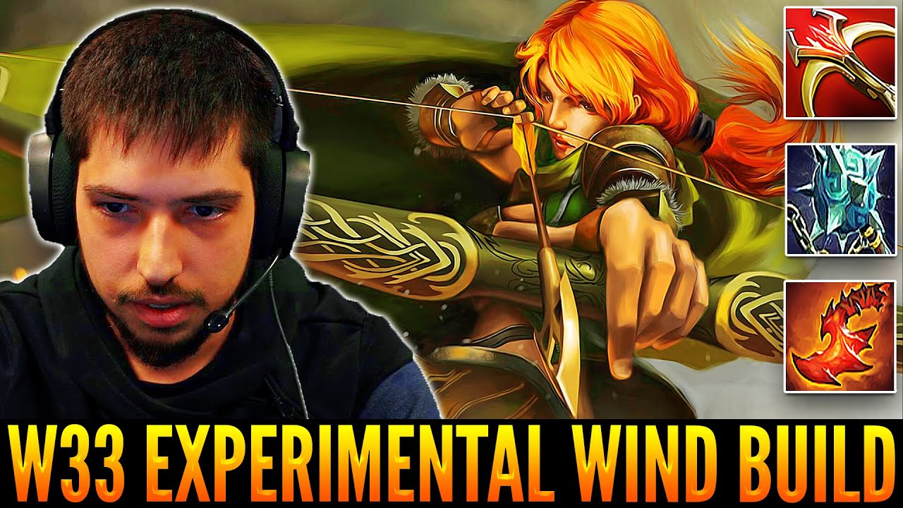 W33 Going For Experimental Build With His Favorite Hero | Windranger ...