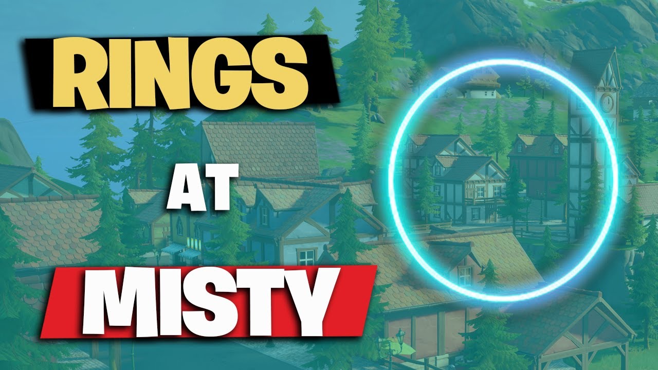 Collect floating rings at misty meadows. Season 4 week 1 challenge ...