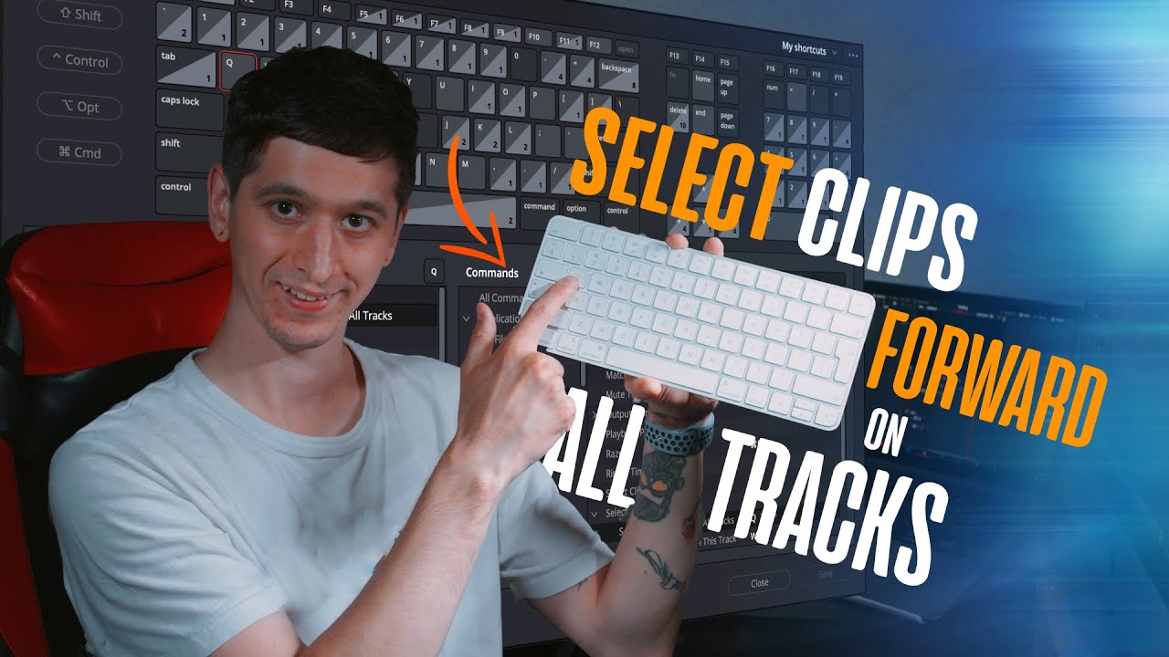 Select CLIPS Forward | Как быстро перемещать таймлайн #tips #edit # ...