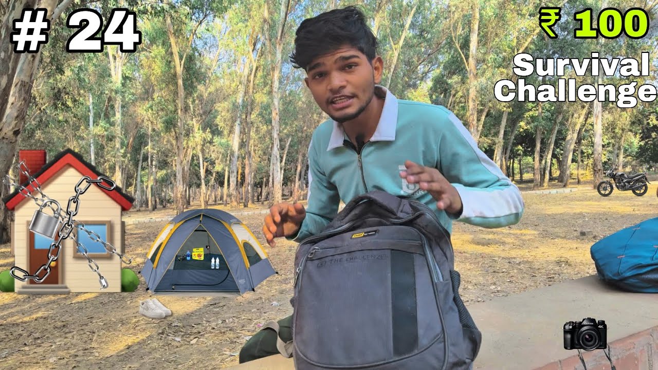 24 Hours Out Of Home Survival Challenge in Low Budget||@A1ADVENTURE ...