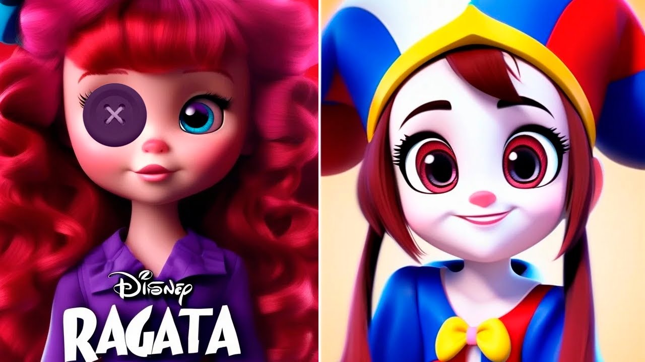 AI Pixar Movie Posters For The Amazing Digital Circus (ai being wild ...