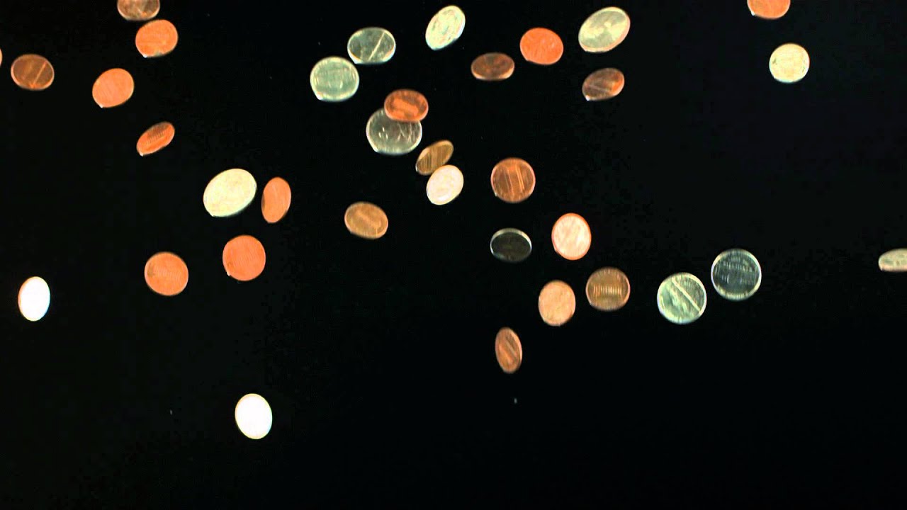 slow motion falling coins bJcU5XPeH - YouTube