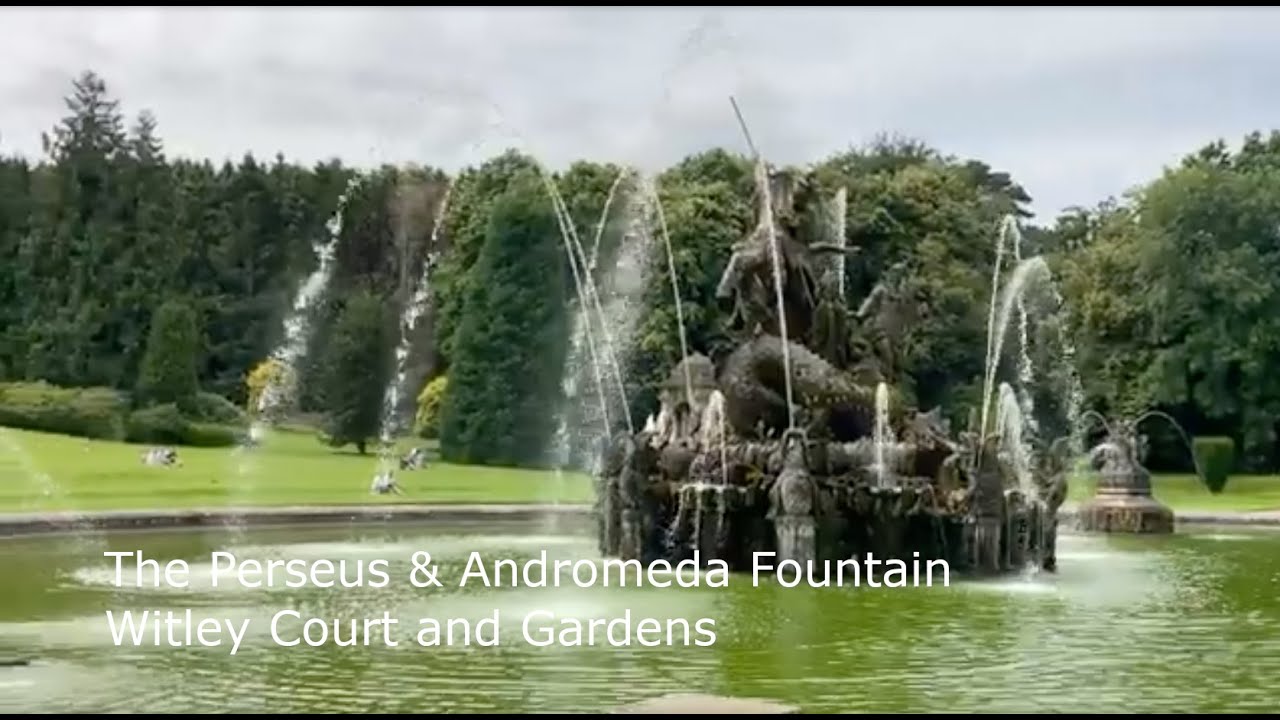 The Perseus & Andromeda Fountain, Witley Court and Gardens - YouTube