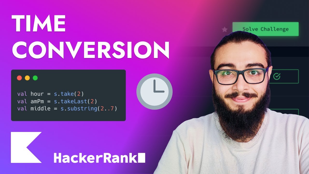 Time Conversion Kotlin Ile HackerRank YouTube time-conversion-kotlin-ile-hackerrank-youtube