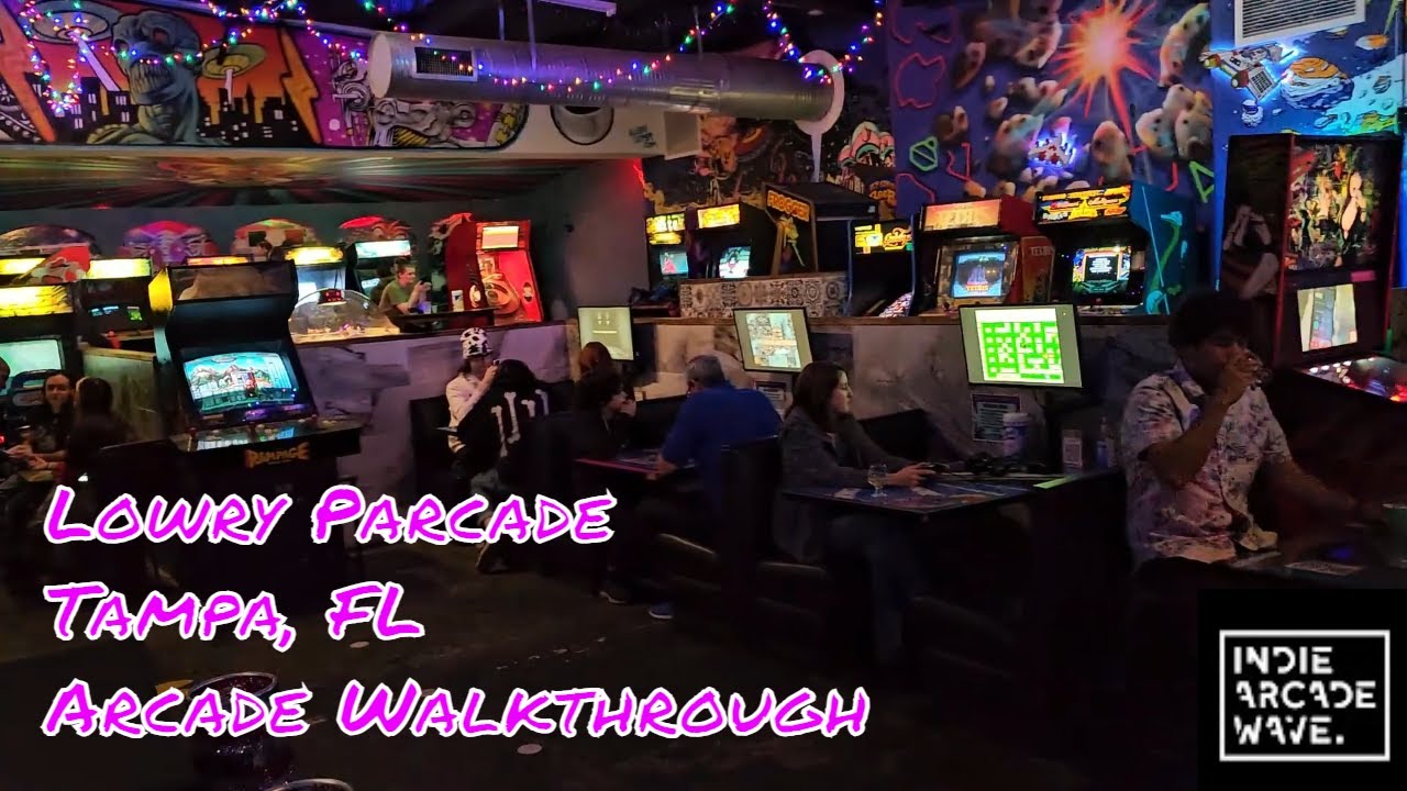 Lowry Parcade Arcade Tour - YouTube
