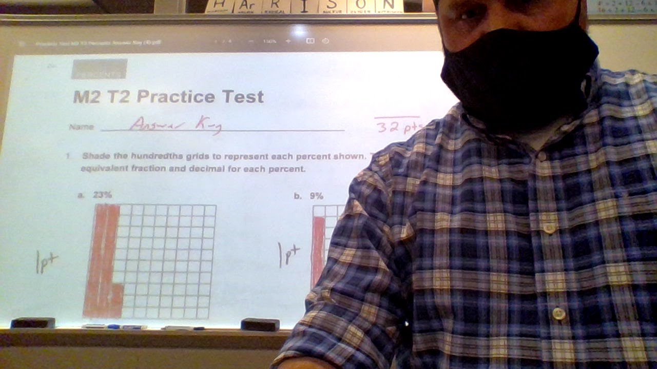M2 T2 Percents Practice Test Video Explanations - YouTube
