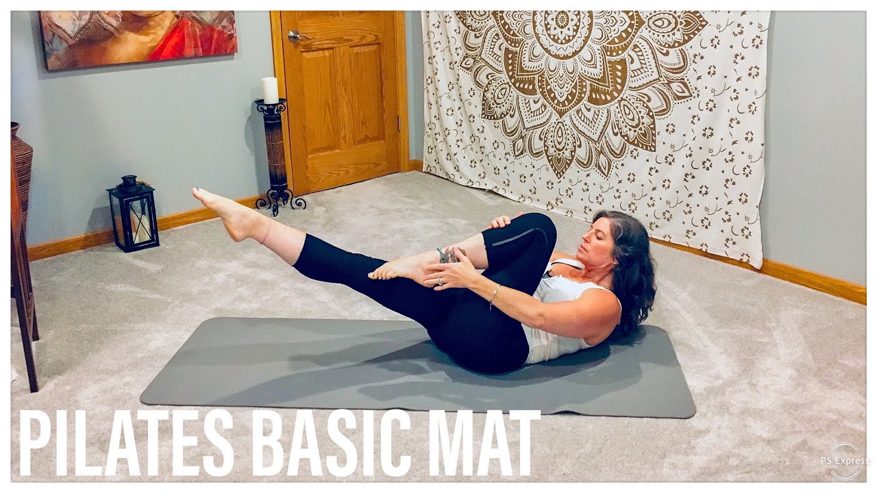 PILATES BASIC MAT WORKOUT # 4 - YouTube