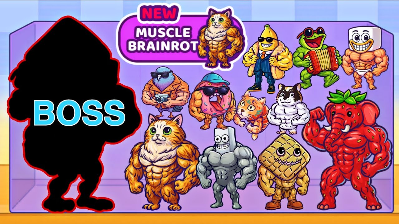 Merge Fellas Muscle Brainrot Gameplay Walkthrough Reaching Max Level ...
