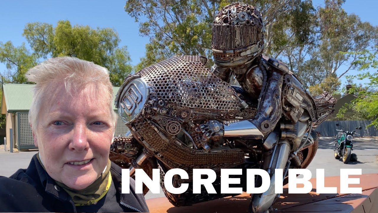 Gilberts Motor Museum | Kenny Blake Sculpture | Strathalbyn | KAWASAKI ...