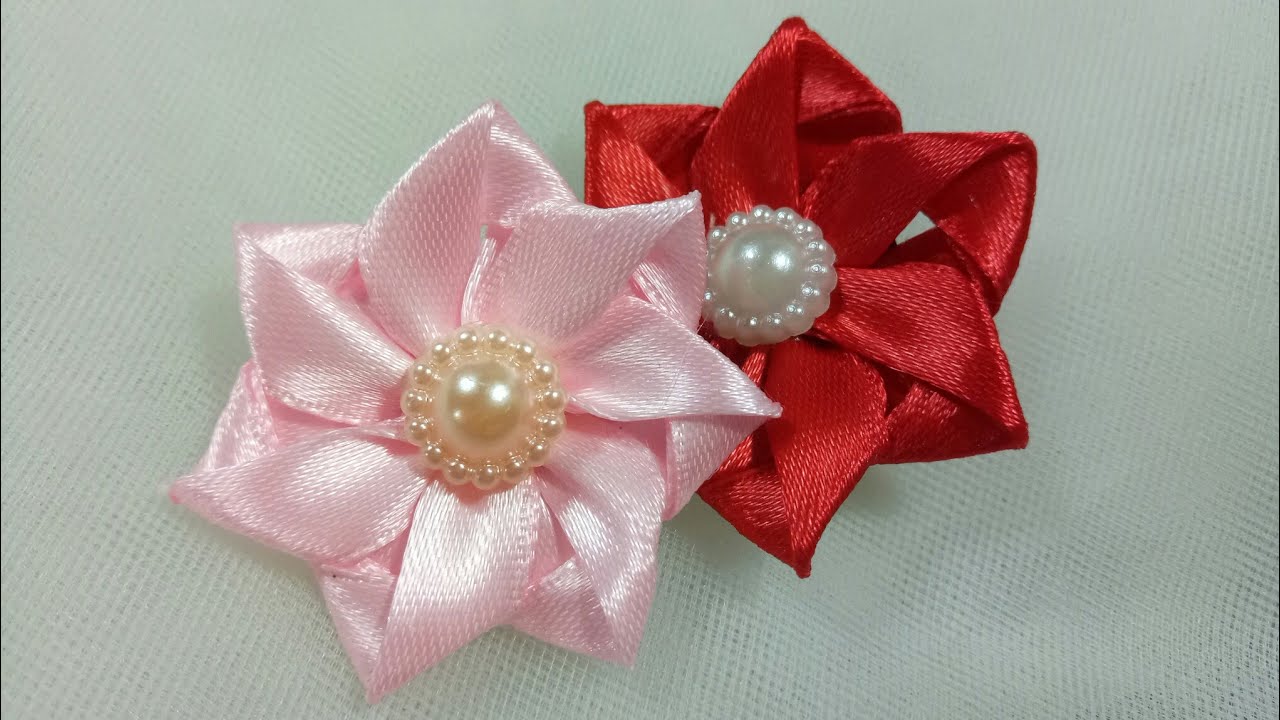 133) DIY - Tutorial || How to Make Little Star Flower || Cara Membuat ...
