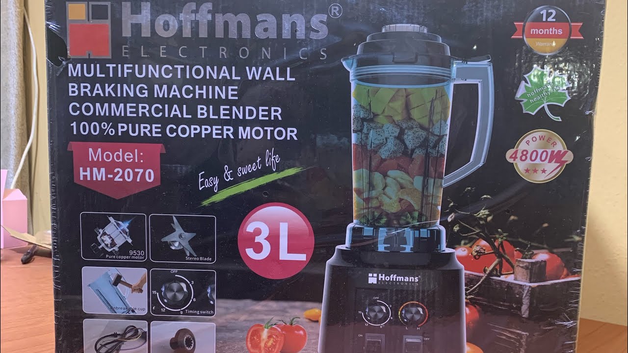 Guide on how to use your Hoffman blender. - YouTube