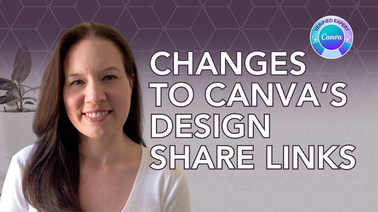 Changes to Canva Design Sharing Links - YouTube