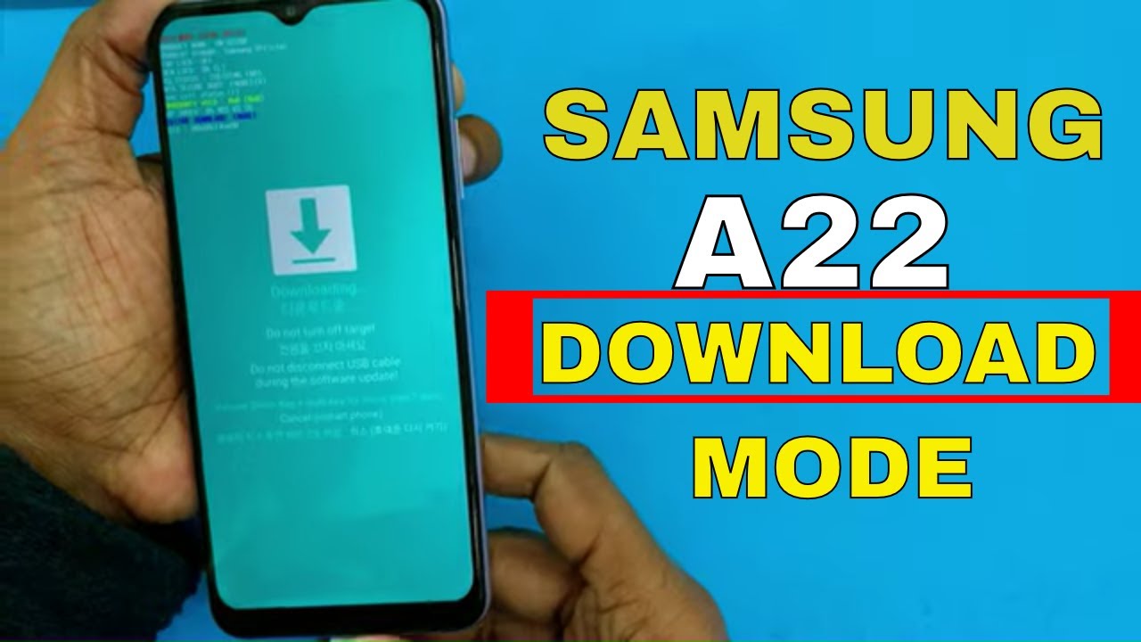 Samsung Galaxy A22 5G Download Mode || Samsung A22 5G Download Mode ...