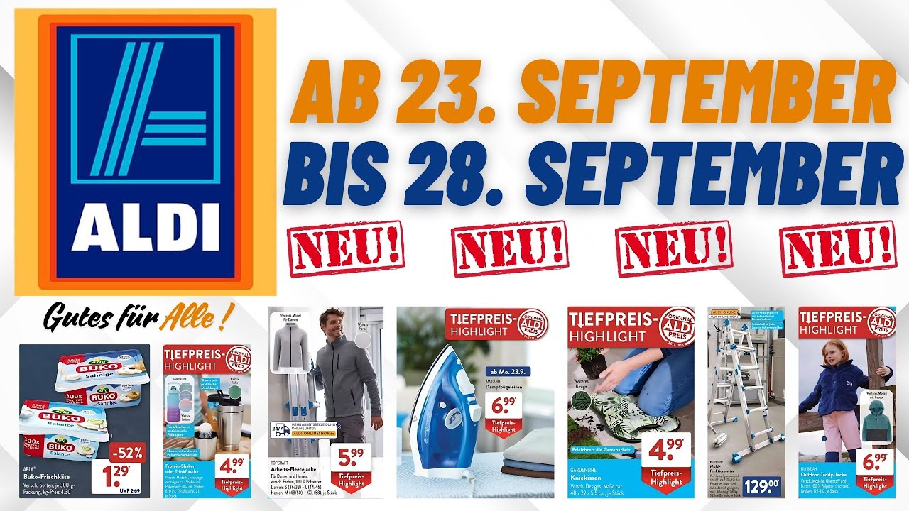 ALDI Süd Prospekte & Angebote / Gültig ab 23.09.2024 / Prospekte zum ...