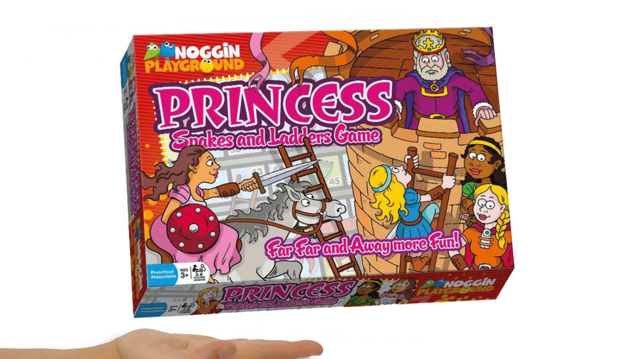 Princess Snakes and Ladders Counting Preschool Learning Game - teaser ...