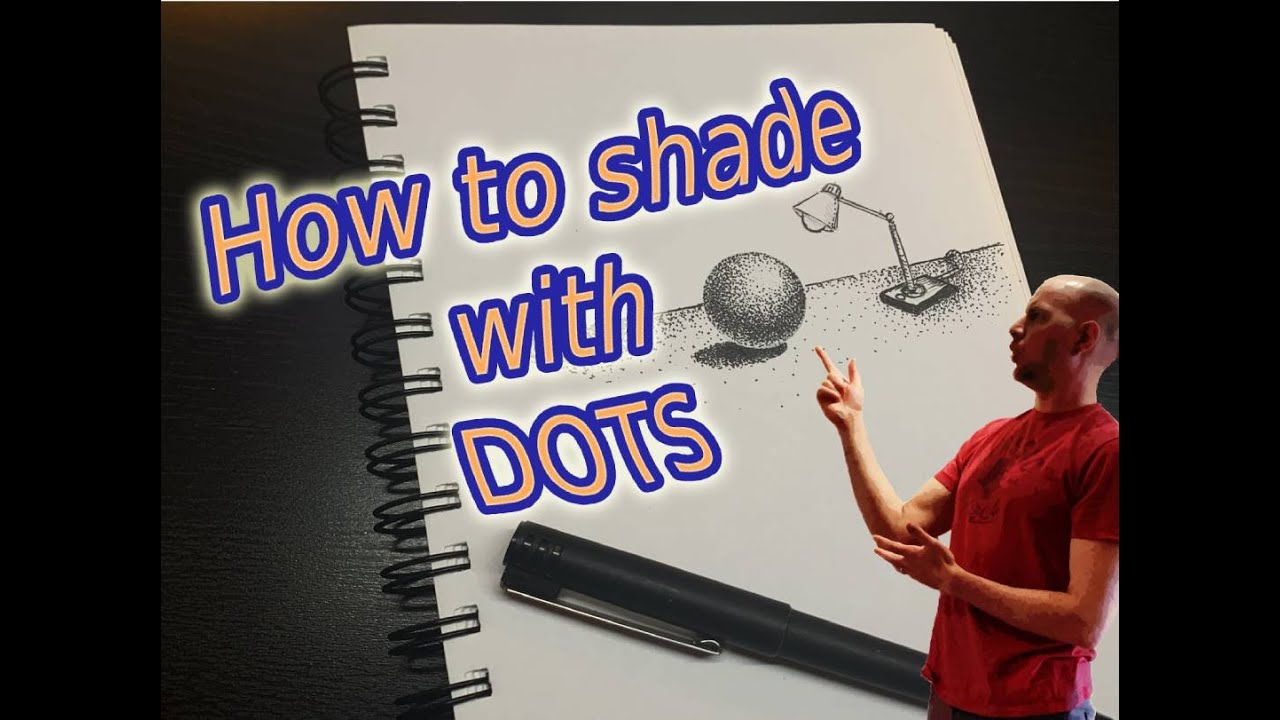 How to Shade with Dots - YouTube