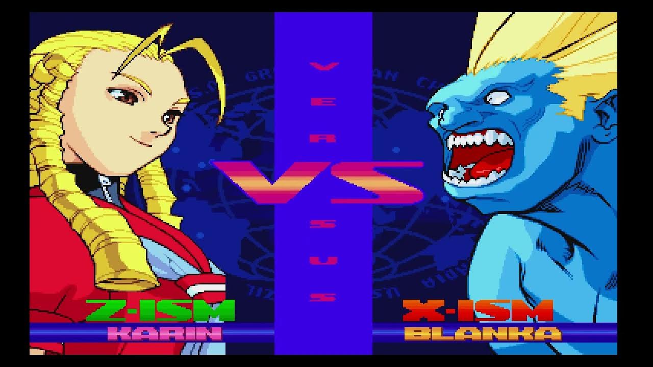 PS ストリートファイターZERO3（ARCADE MODE）クリア かりん編 - YouTube