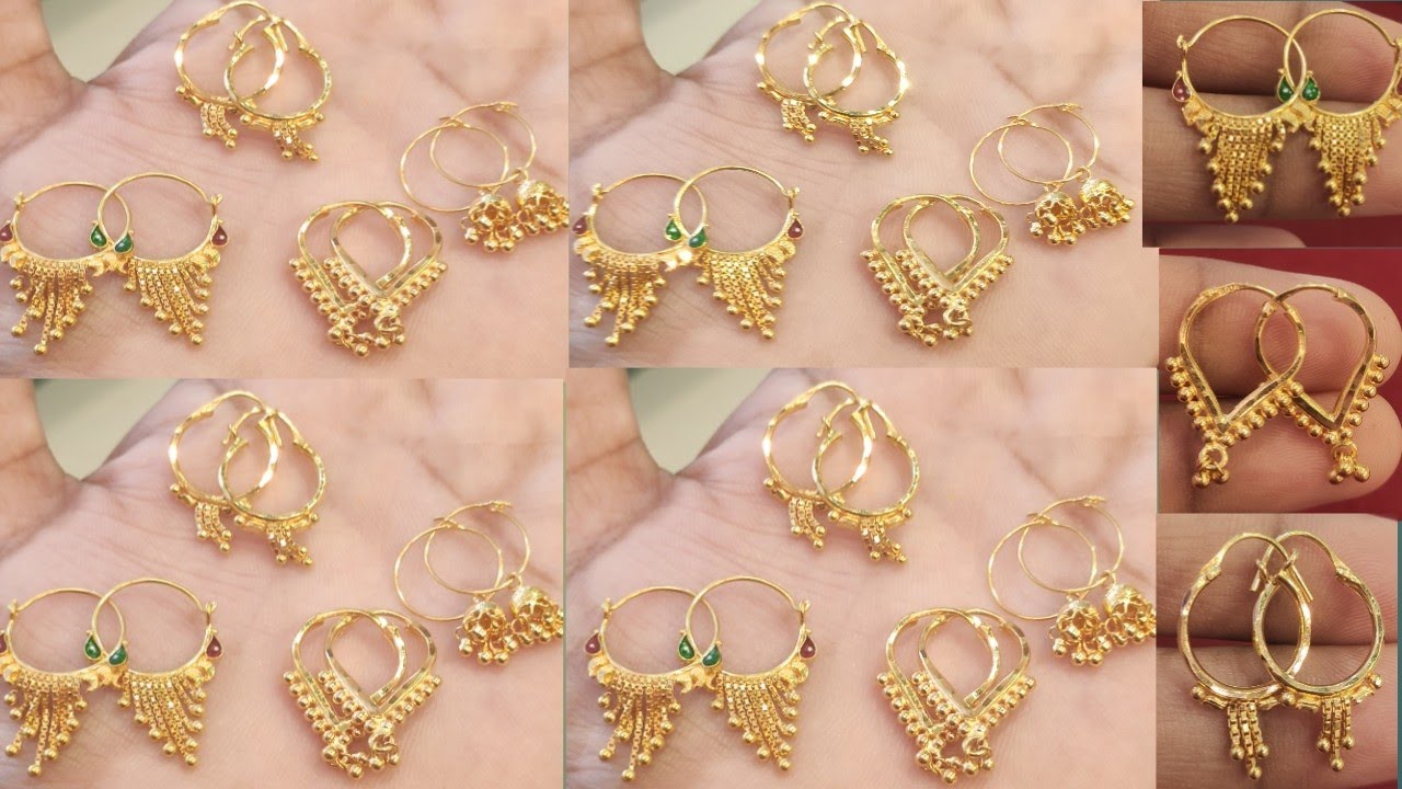 new latest fancy gold baby earring design|baby earring design ...