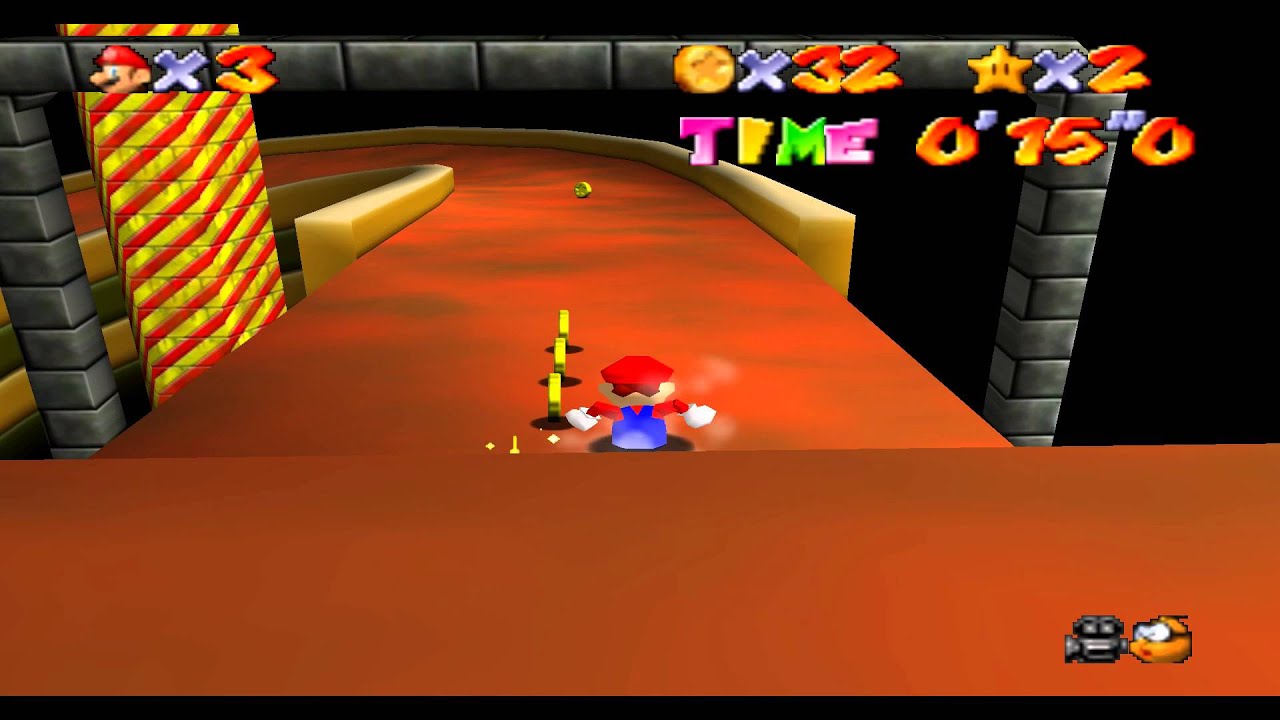 Super Mario 64 Walkthrough: Castle Secret Stars - Slide - YouTube