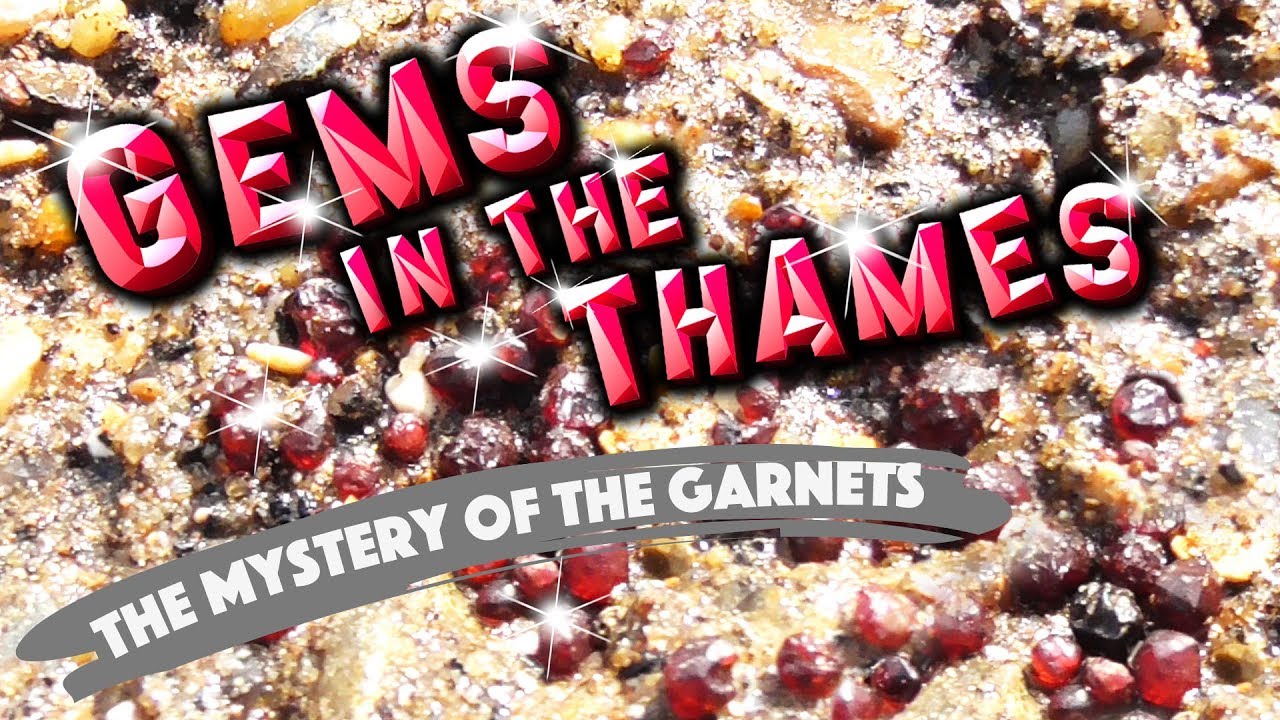 GEMS IN THE THAMES - The Mystery of the Garnets found Mudlarking - YouTube