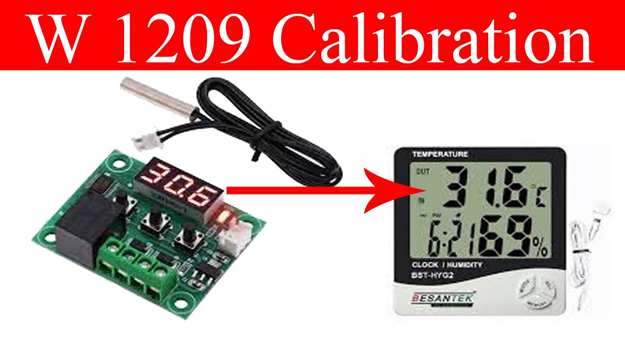 W1209 controller calibration settings - YouTube
