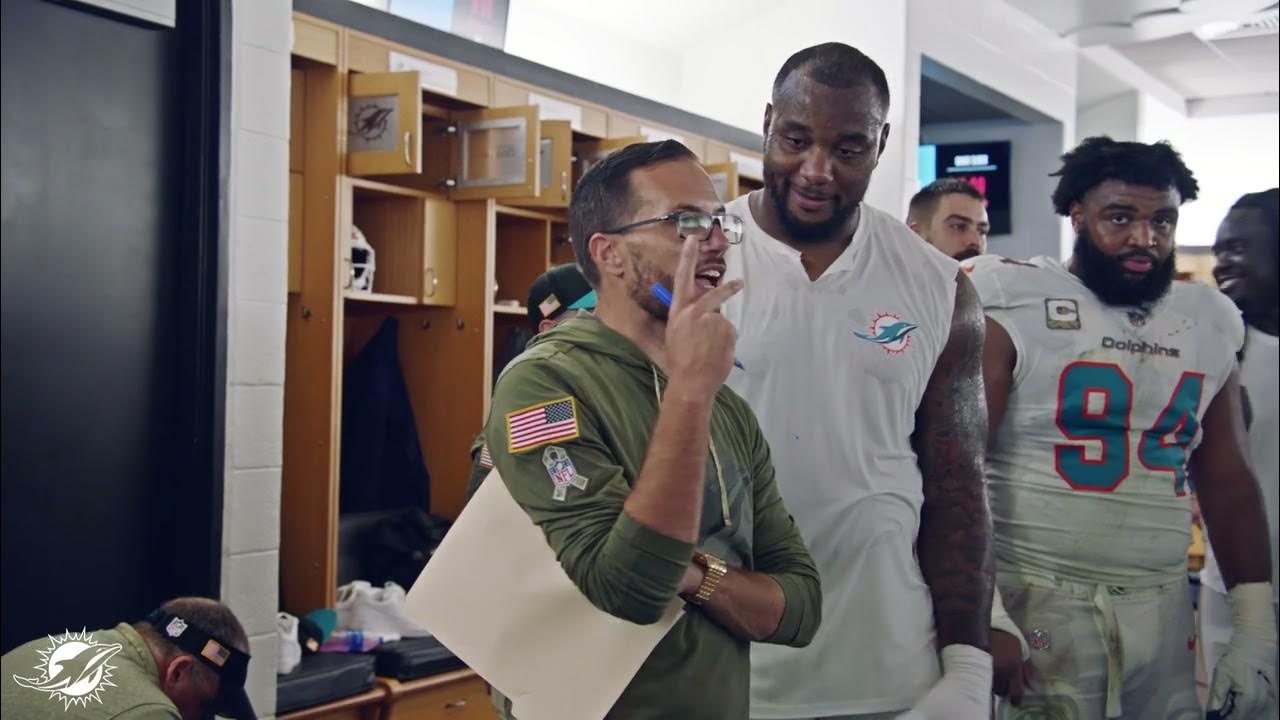 COACH MCDANIEL'S WEEK 10 WIN AGAINST THE CLEVELAND BROWNS LOCKER ROOM SPEECH | MIAMI DOLPHINS ...