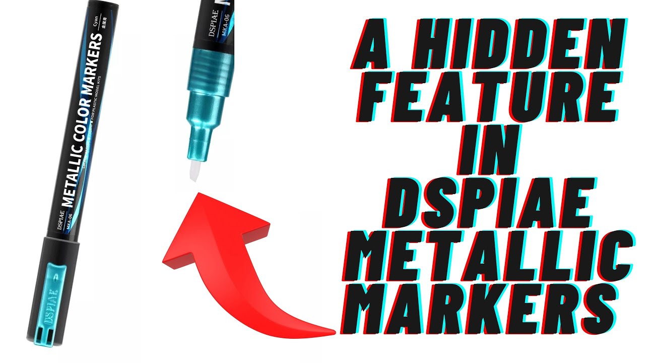 Hidden Feature In Dspiae Metallic Color Markers - YouTube