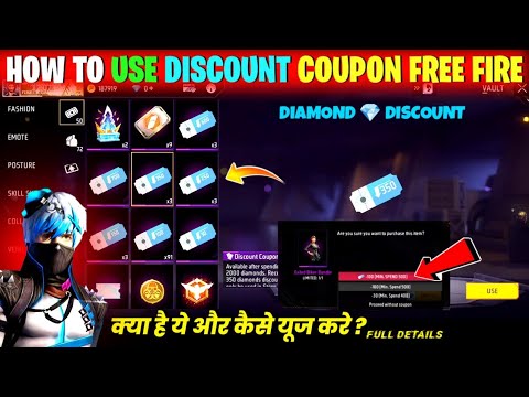 How To Use Discount Coupon In Free Fire | Free Fire Discount Coupon Kya ...
