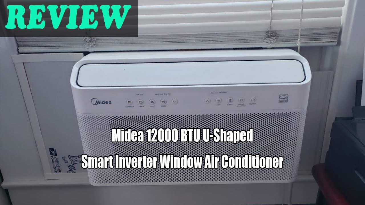 Midea 8 000 BTU Smart Inverter U Shaped Window Air 53 OFF
