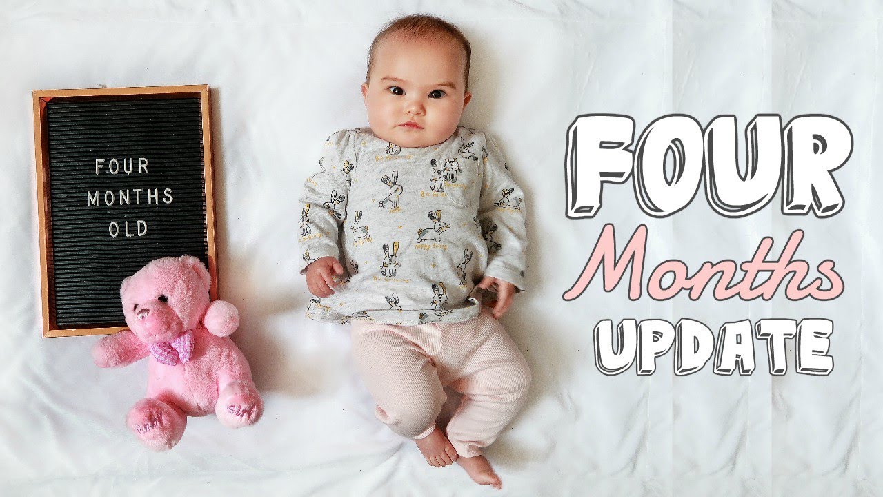 4 Months Old Baby Update | Sleep Training & Regression, Bottle Feeding ...