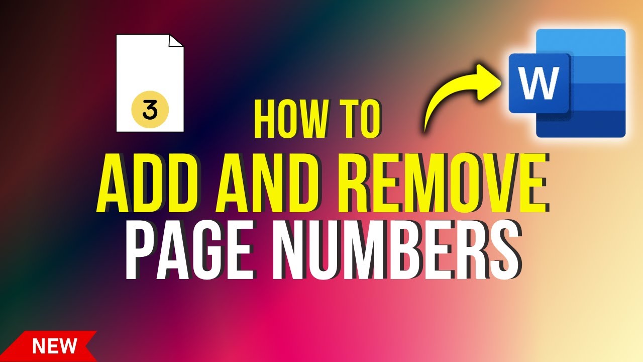 How to Add Page Numbers in Microsoft Word | Beginner-Friendly Tutorial ...