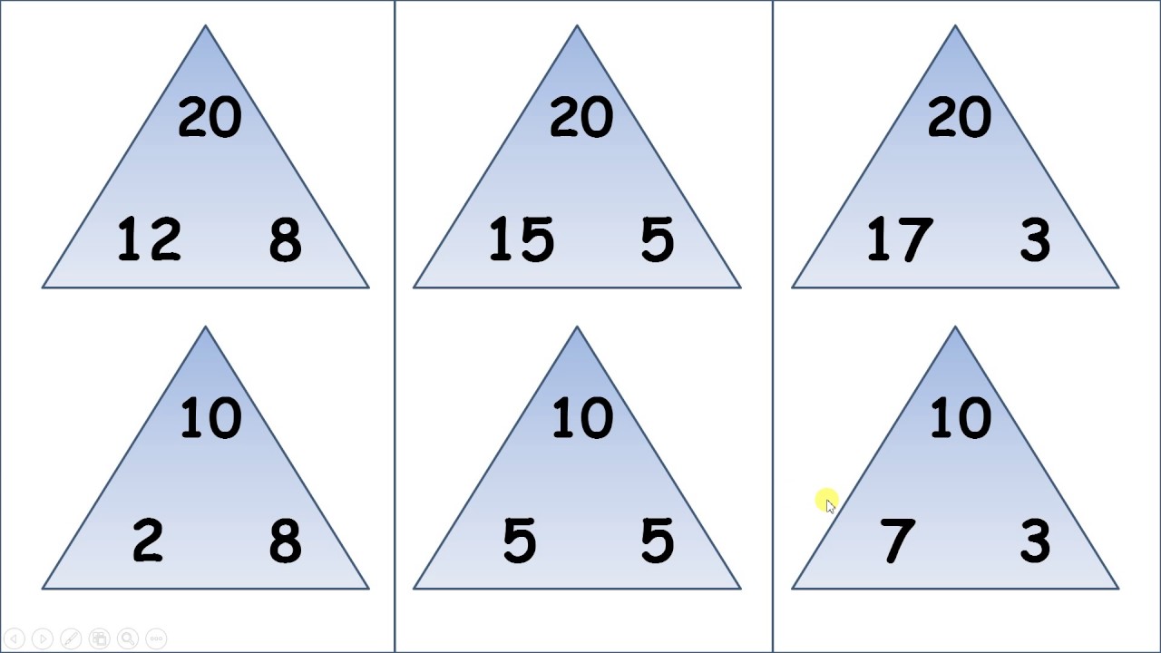 Recall number bonds to 20 & Relate to number bonds to 10 - YouTube