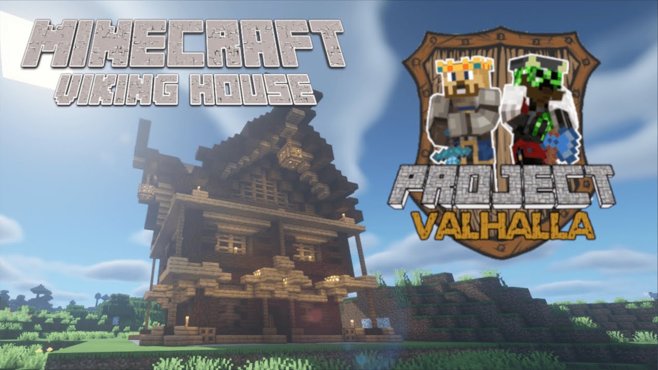 Minecraft Vikings - The Valhalla Project |2| Building a Viking House ...