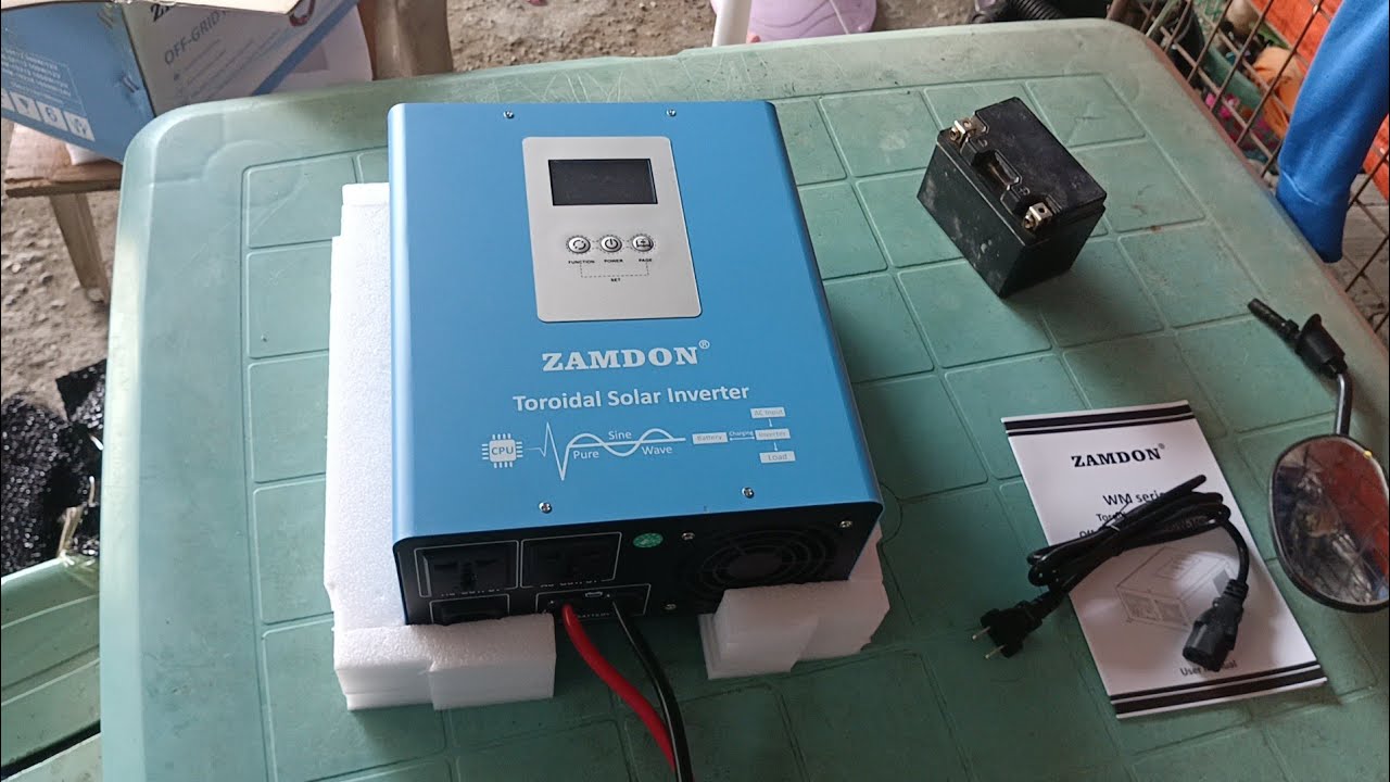 Zamdon 1KW 12V Inverter Unboxing - YouTube