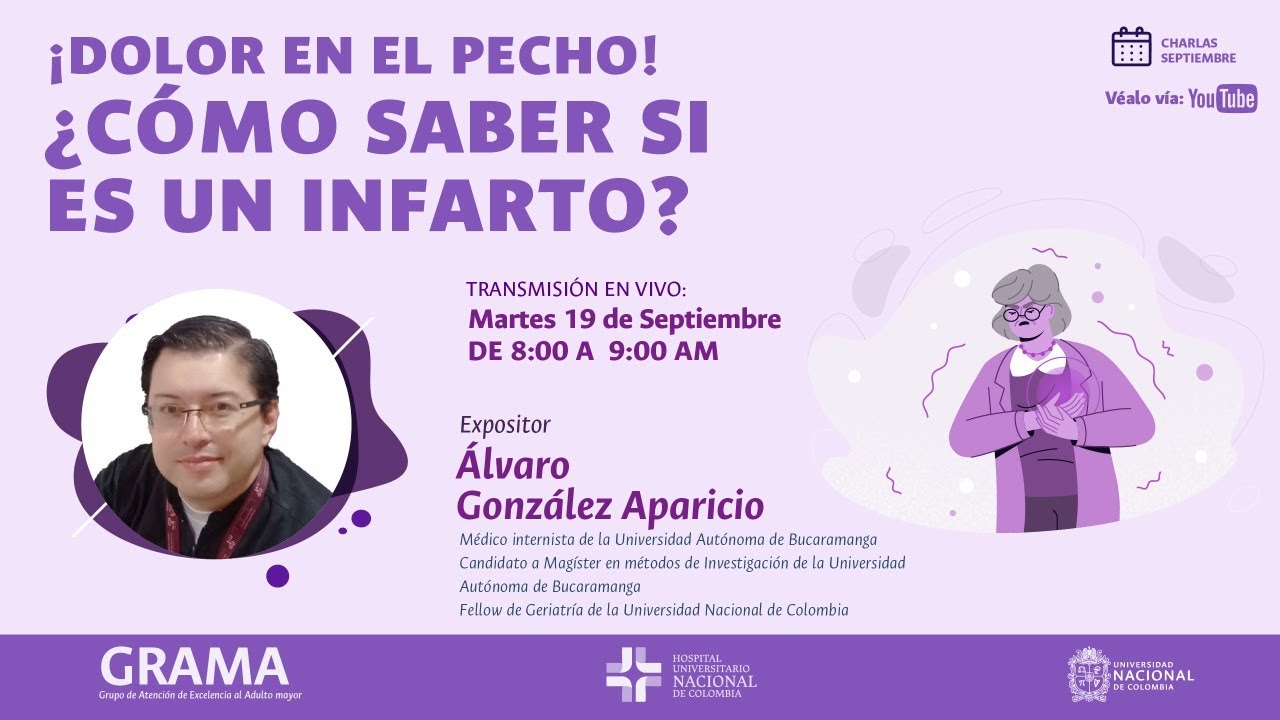 ¡Dolor en el pecho! ¿Cómo saber si es un infarto? - YouTube