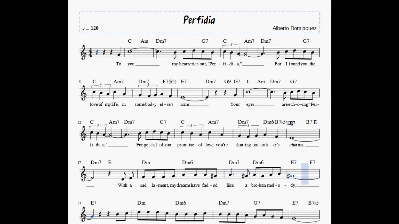 Perfidia - YouTube