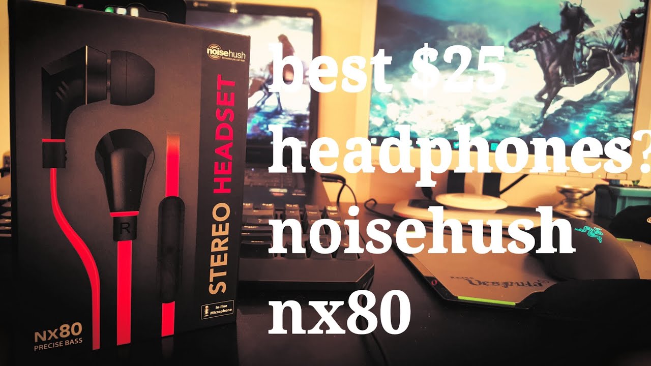 BEST BUDGET EARPHONES? noisehush nx80 unboxing - YouTube