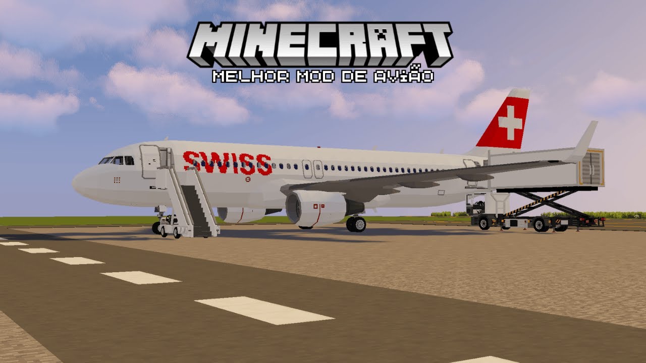 Esse é o MELHOR MOD DE AVIÃO para o Minecraft - YouTube
