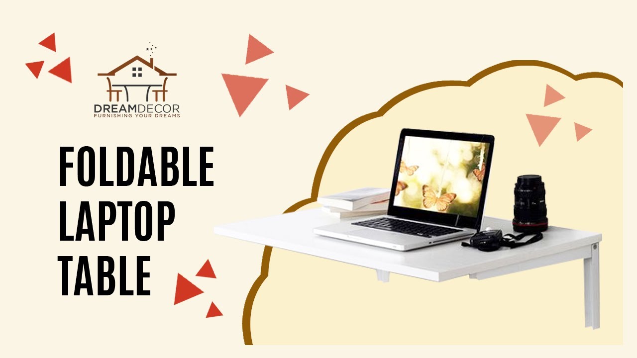 How to Install Wall Mount Laptop Table | Folding Study Table ...