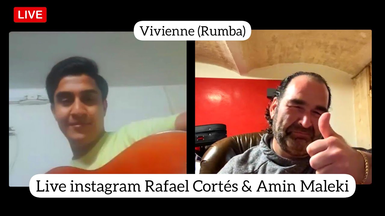 Live instagram Rafael Cortés & Amin Maleki [Vivienne (Rumba)] - YouTube