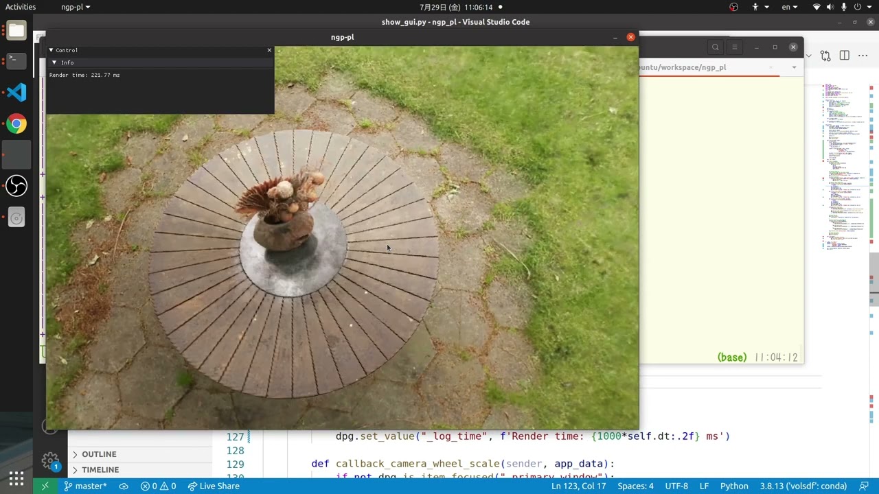 Instant ngp in pytorch - GUI prototype - YouTube