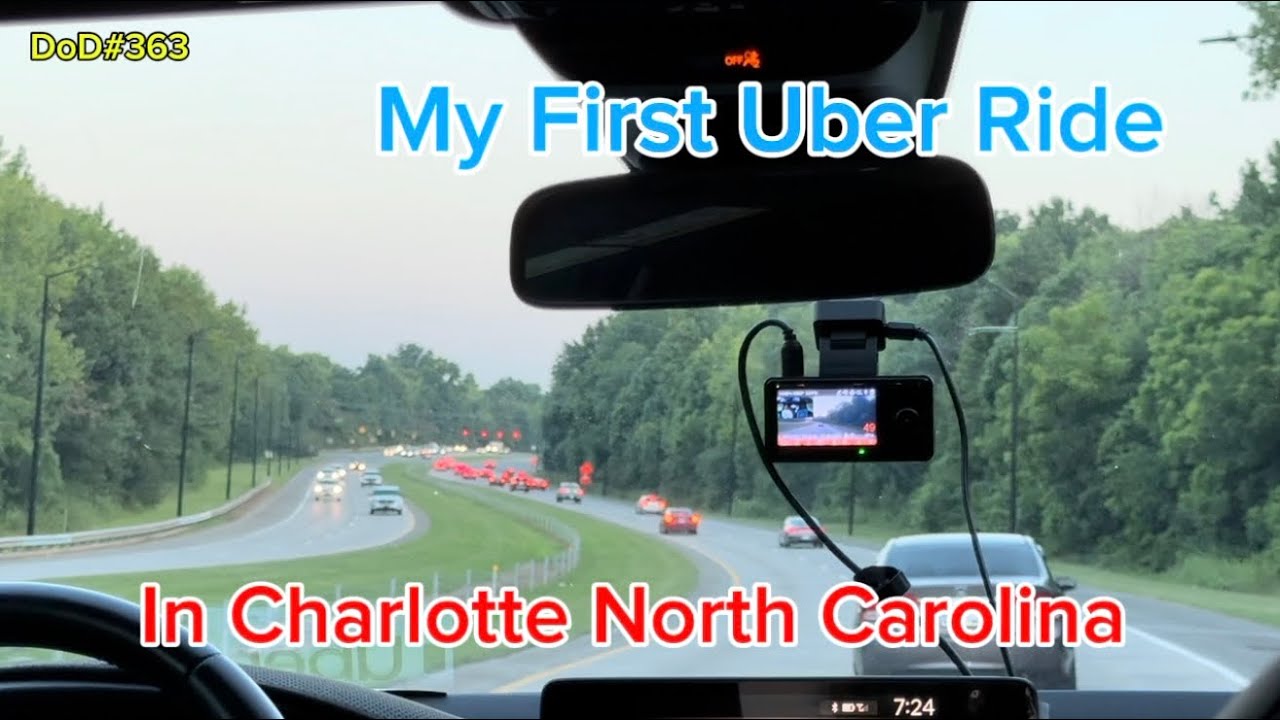 My First Uber Ride in North Carolina - YouTube