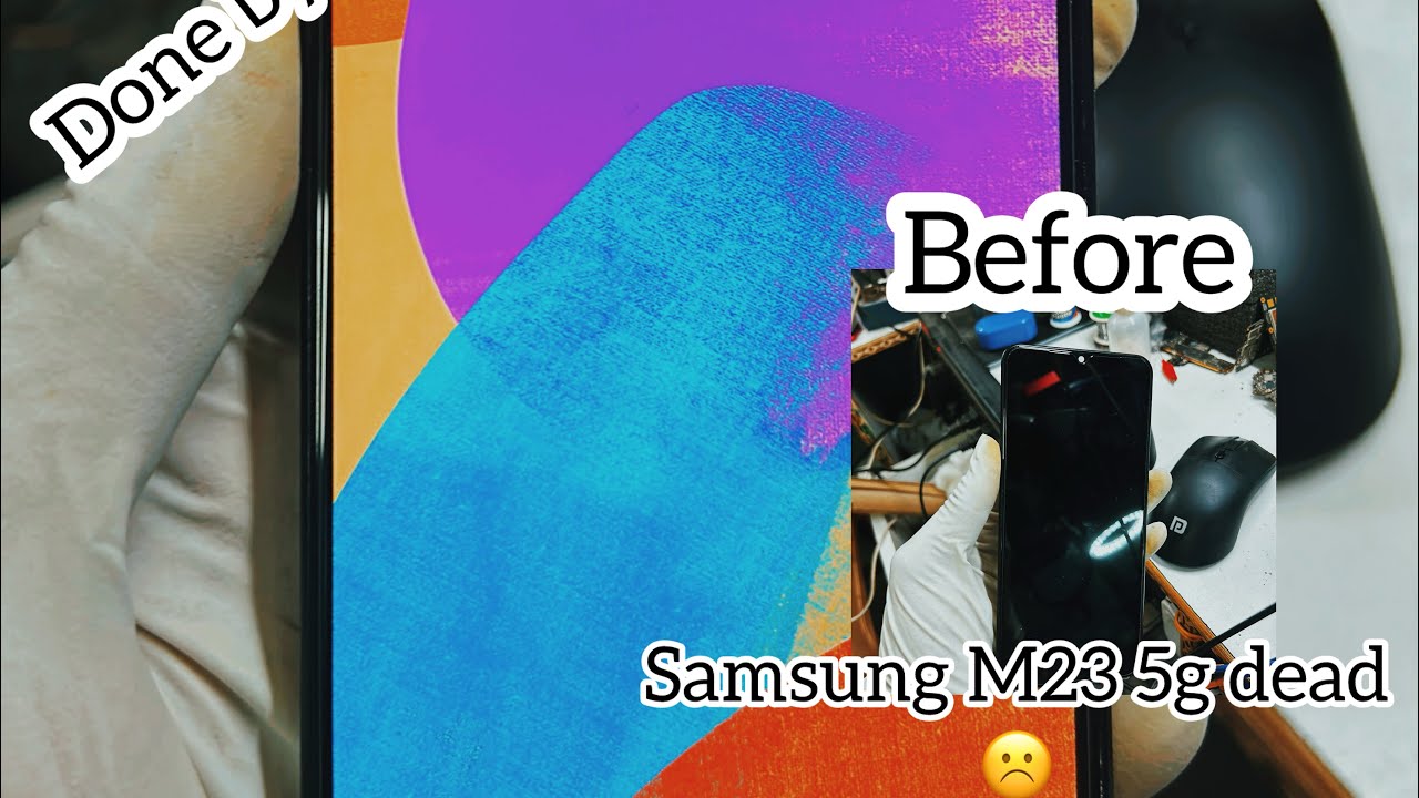 Samsung M23 5g dead // CPU reball // done by (suresh chip level) - YouTube